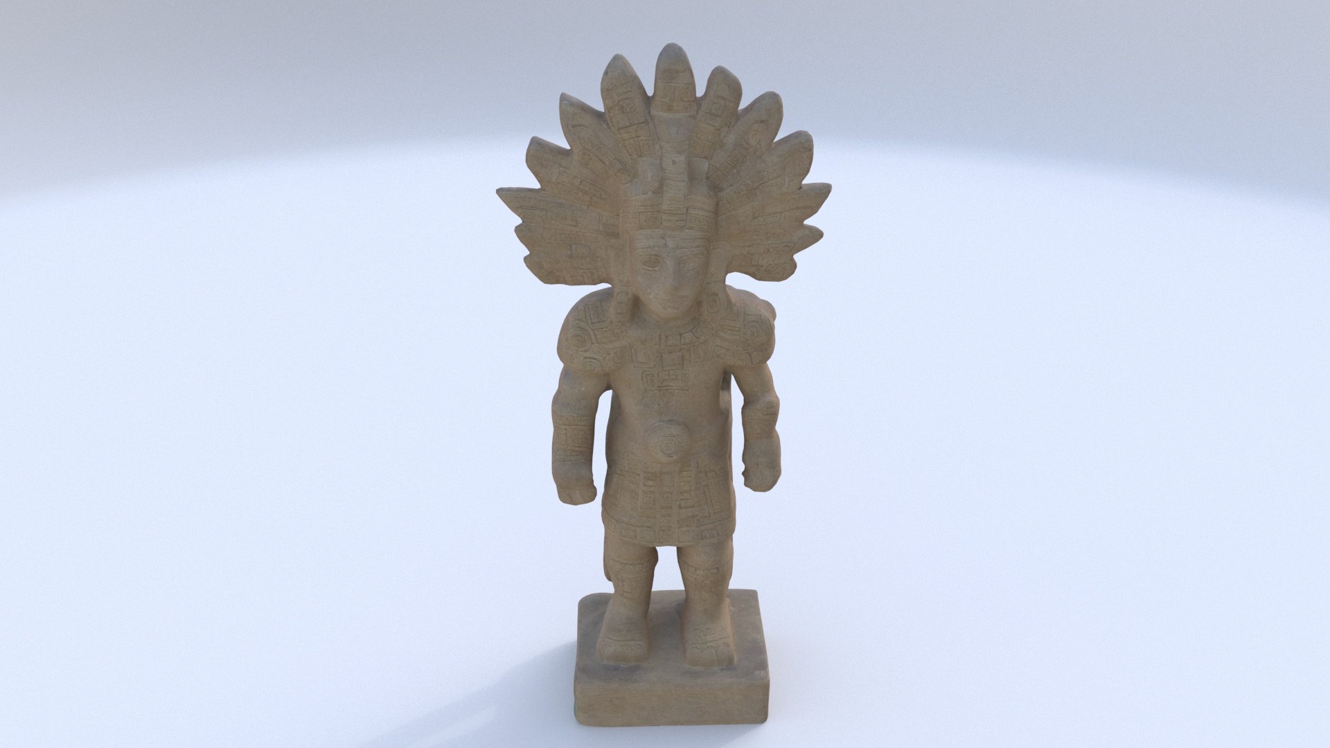 3D Model Collection 19 Aztec Mayan Statues - TurboSquid 2328524