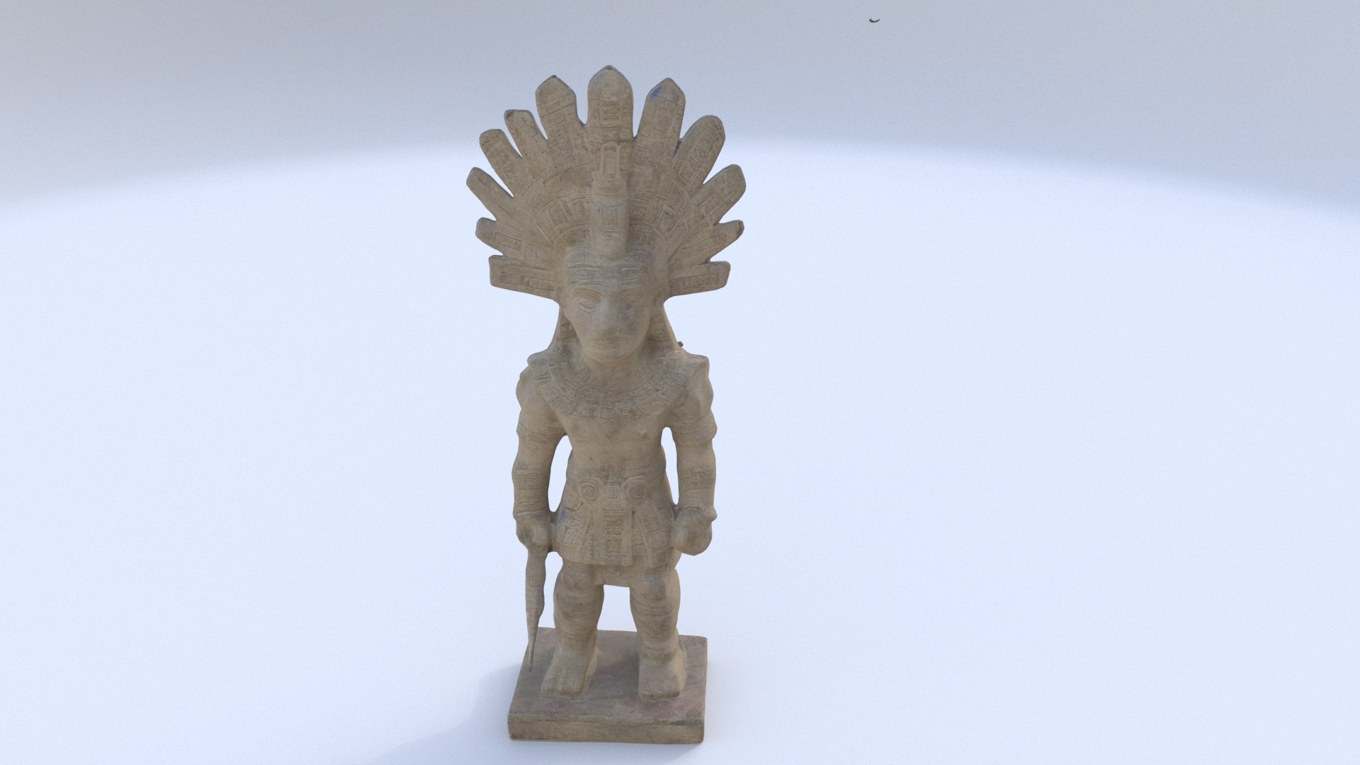 3D Model Collection 19 Aztec Mayan Statues - TurboSquid 2328524