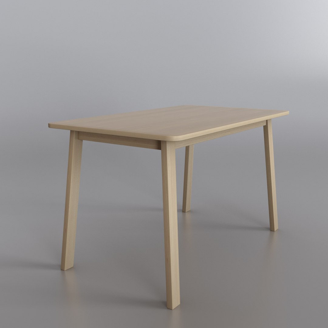 Ikea Norraker Table 3D - TurboSquid 1846509