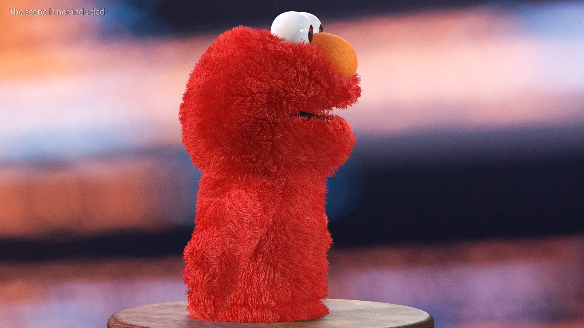 Hand Puppet Elmo Fur Rigged 3D Model - TurboSquid 2004682