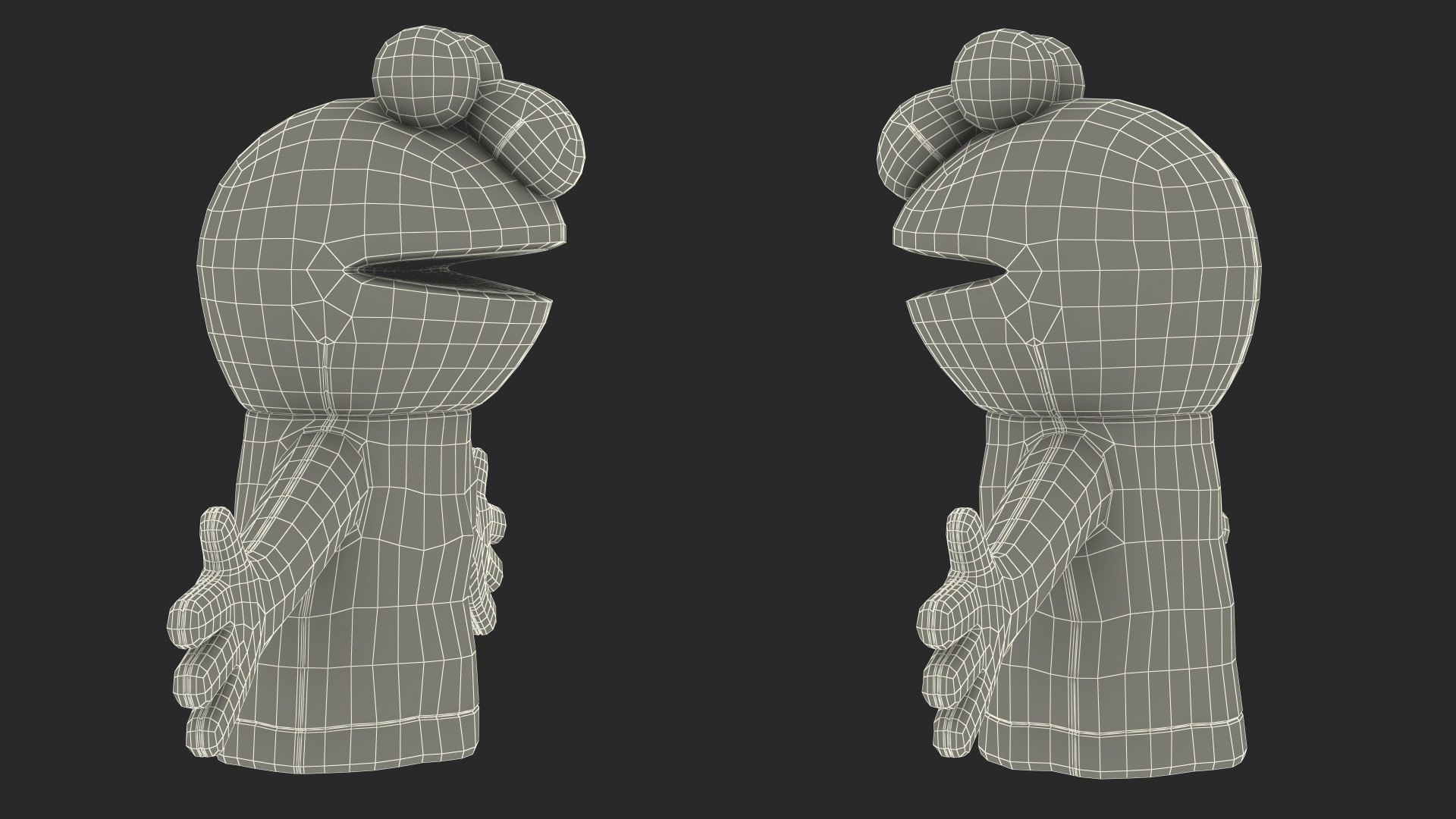 Hand Puppet Elmo Fur Rigged 3D Model - TurboSquid 2004682