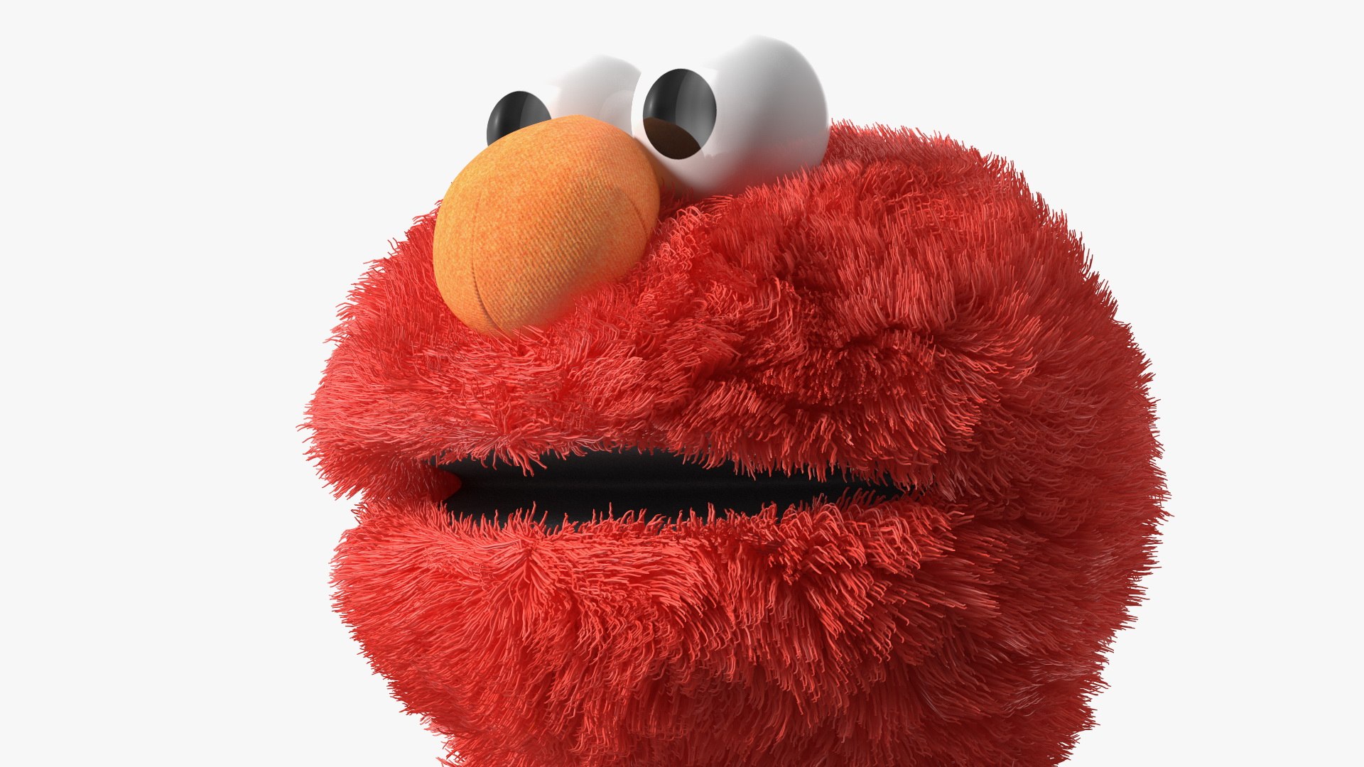 Hand Puppet Elmo Fur Rigged 3D Model - TurboSquid 2004682