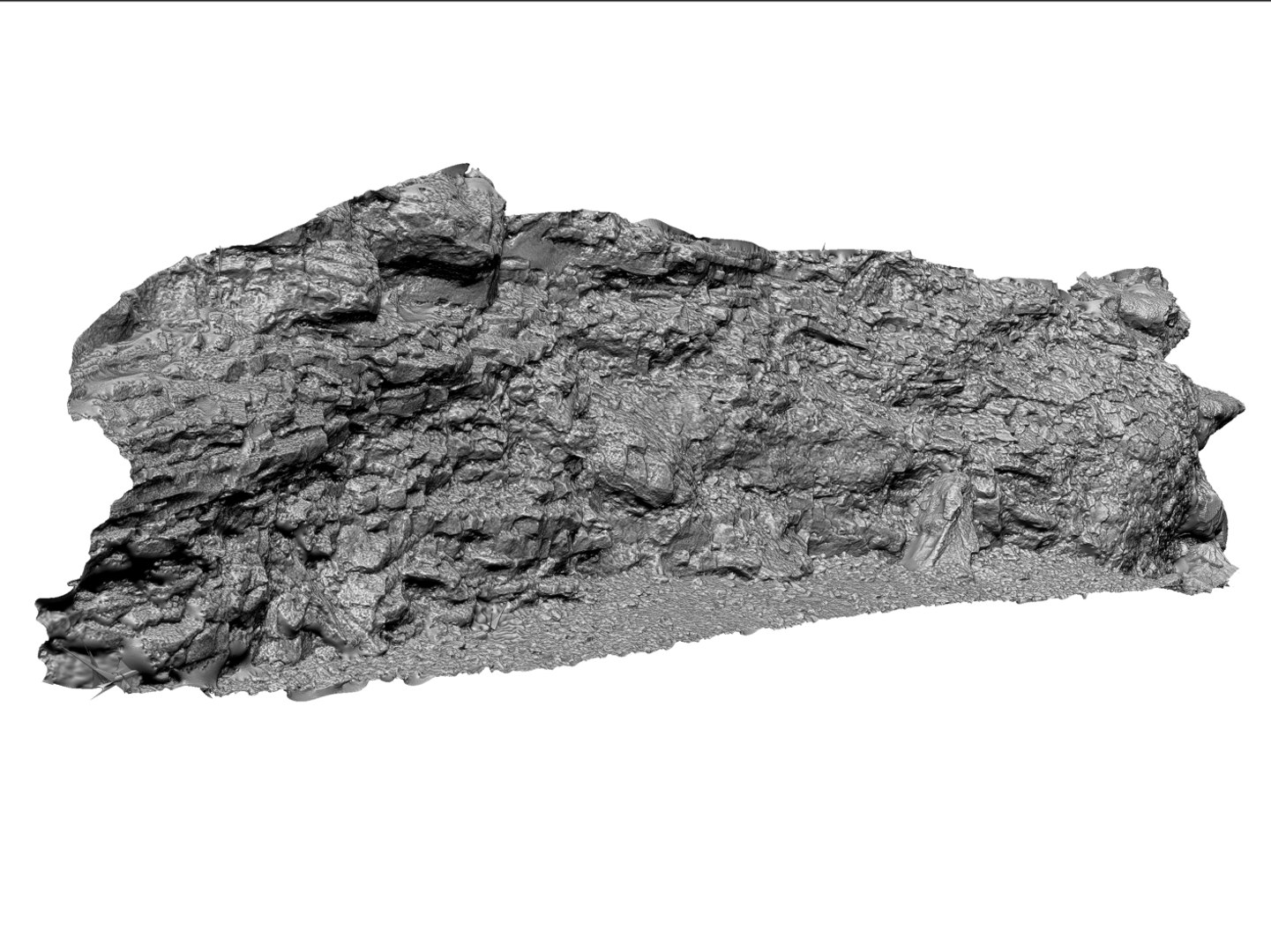 lava cliff 16k 3d obj