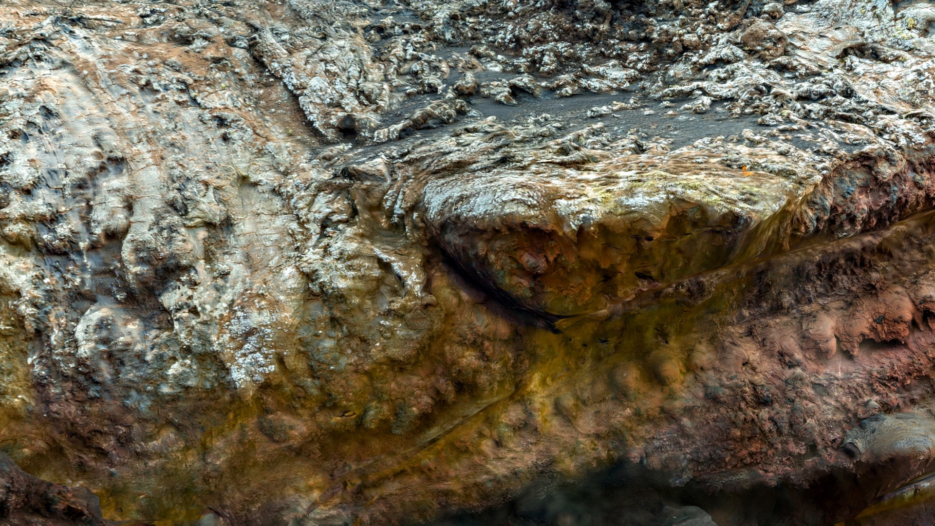 lava cliff 16k 3d obj