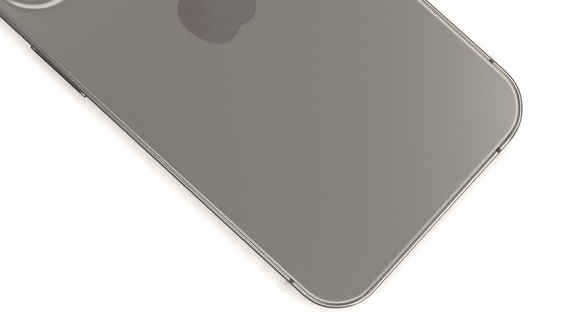 3D Apple iPhone 15 Pro Natural Titanium - TurboSquid 2138656