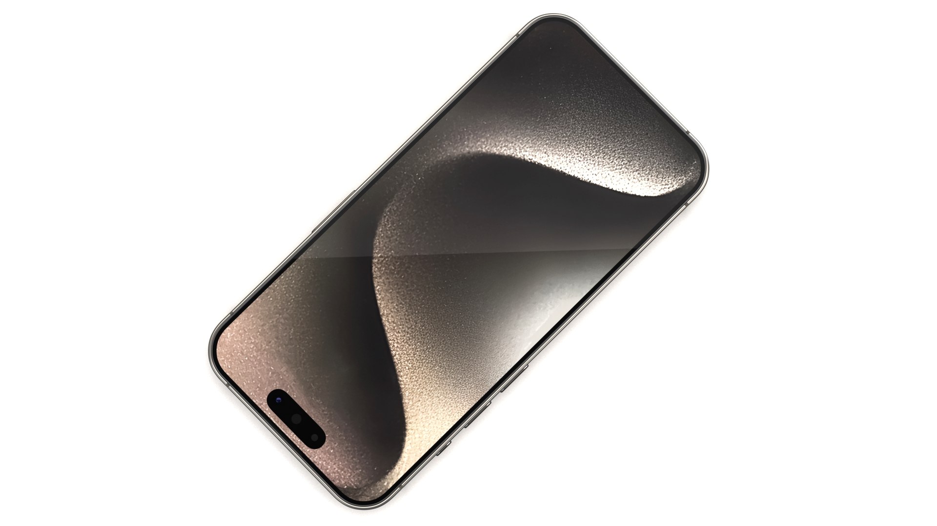 3D Apple iPhone 15 Pro Natural Titanium - TurboSquid 2138656
