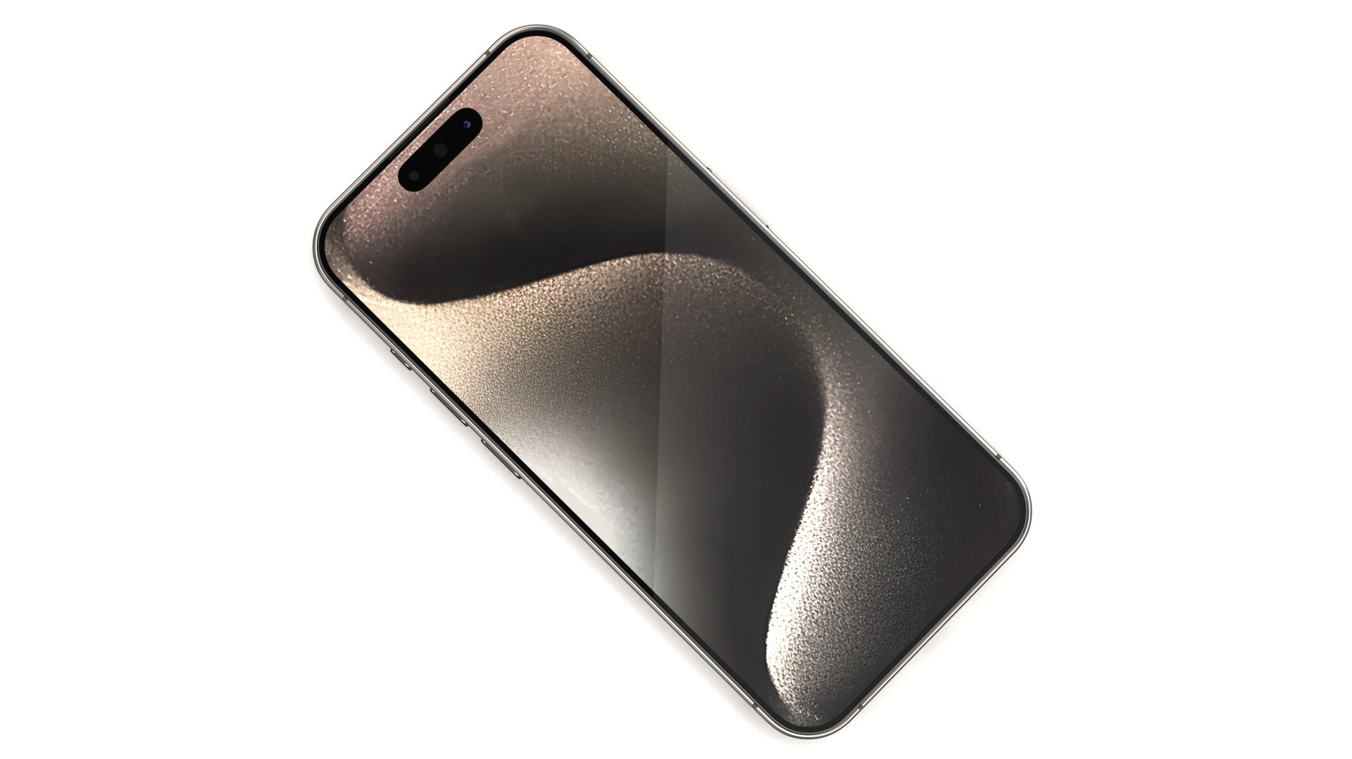 3D Apple iPhone 15 Pro Natural Titanium - TurboSquid 2138656