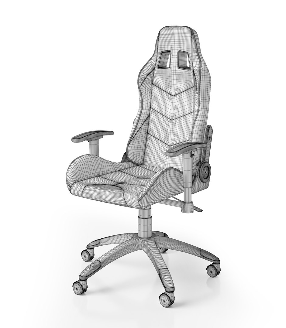 3D Model Gamer Office Computer Chair - TurboSquid 1400557