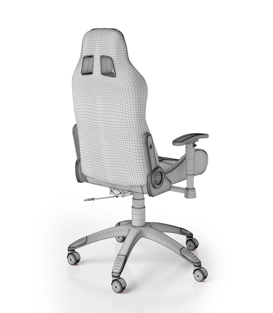 3D Model Gamer Office Computer Chair - TurboSquid 1400557