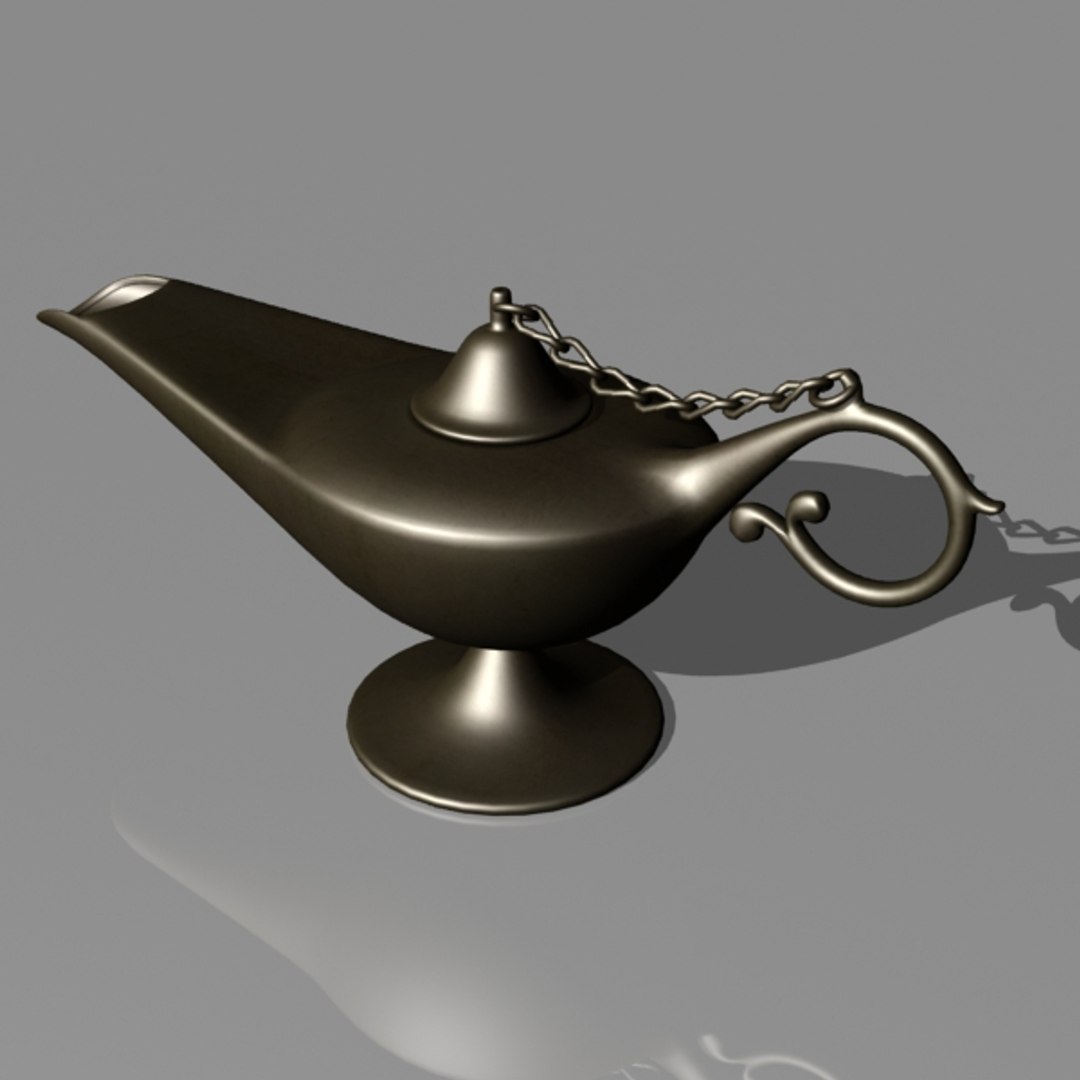 Genie Lamp 3d Max