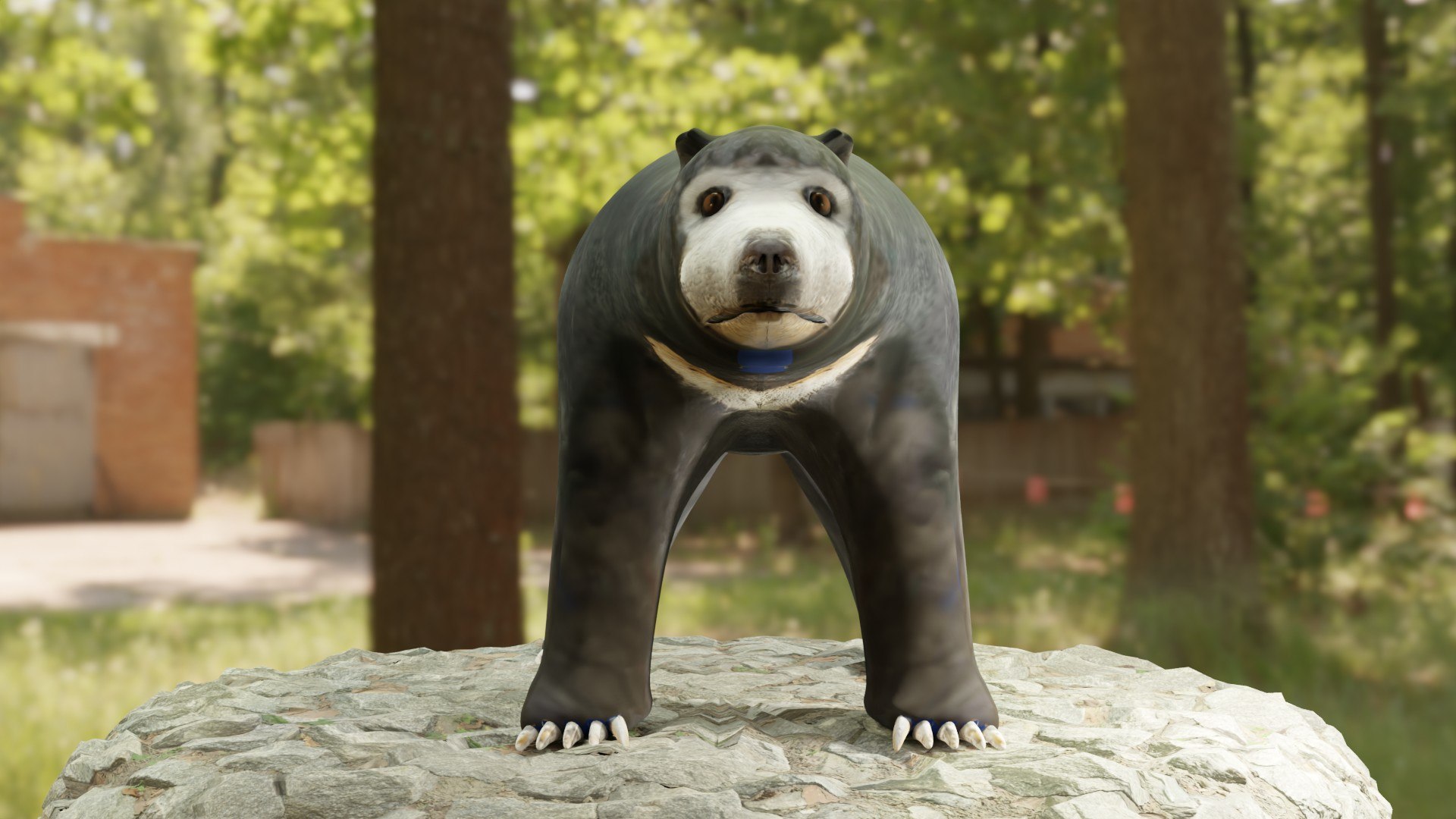 Sunbear Model 3D Model - TurboSquid 2208221
