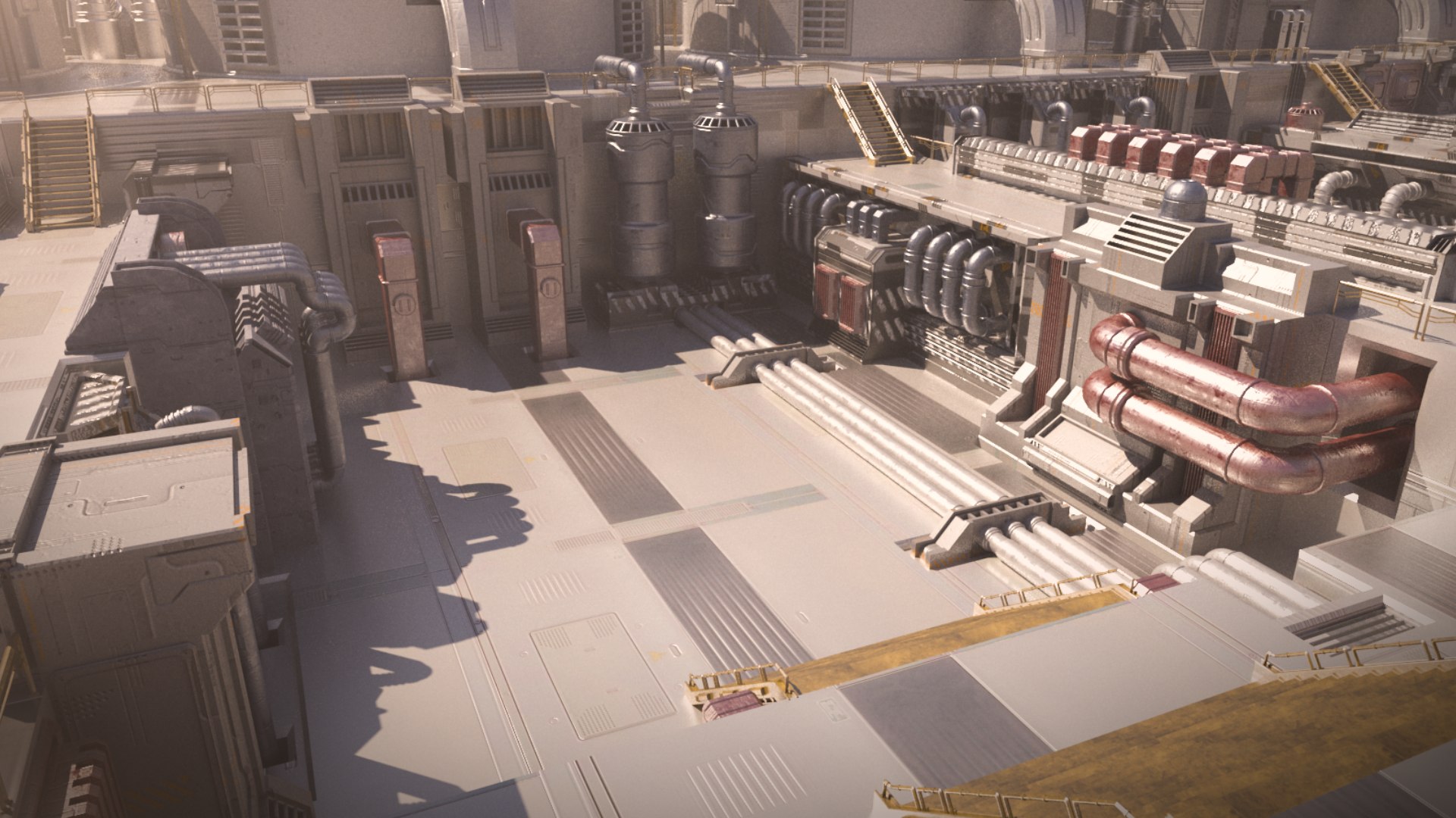 3D Sci-fi Factory 3 - TurboSquid 2403612