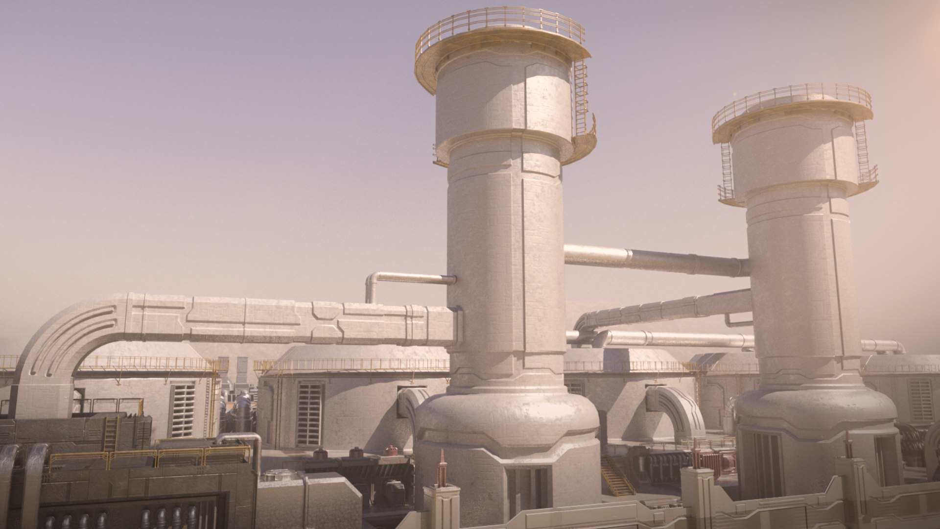 3D Sci-fi Factory 3 - TurboSquid 2403612
