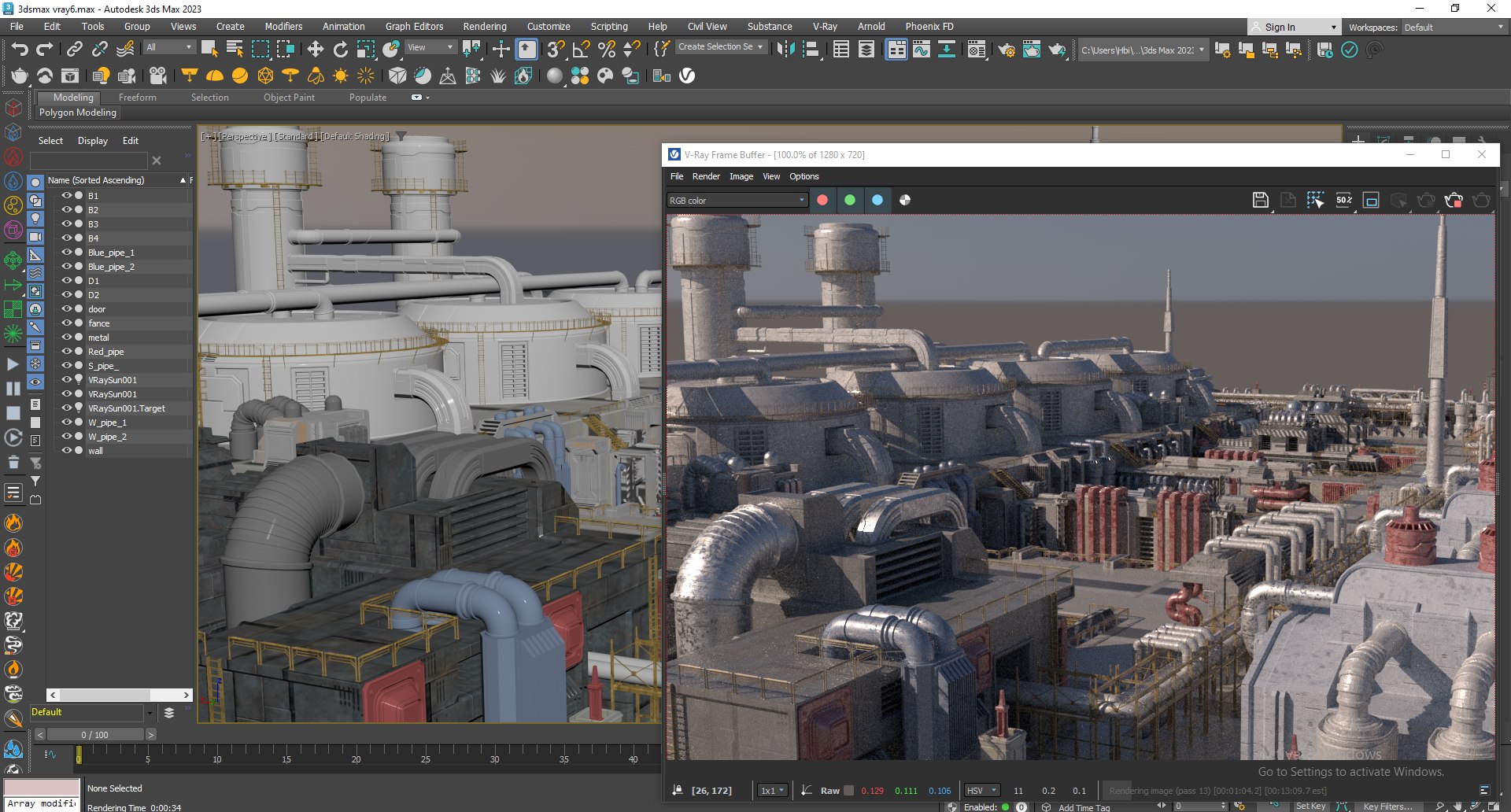 3D Sci-fi Factory 3 - TurboSquid 2403612