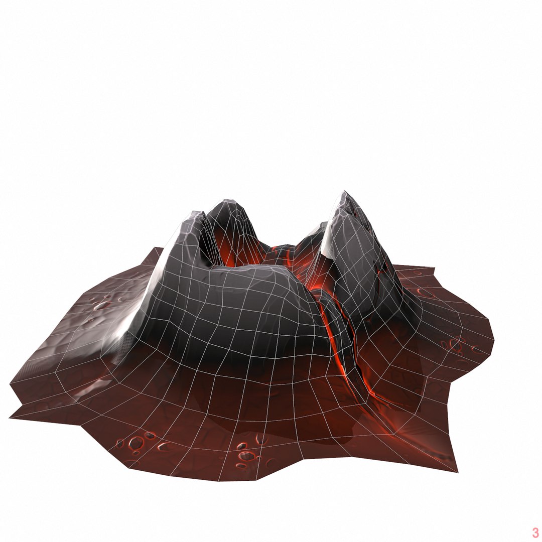 Stylized Mountain 3D Model - TurboSquid 1545184