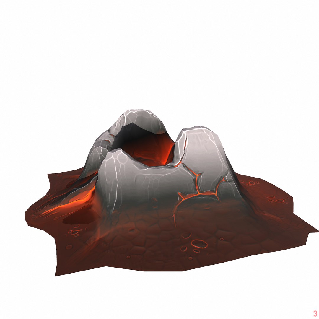 Stylized Mountain 3D Model - TurboSquid 1545184