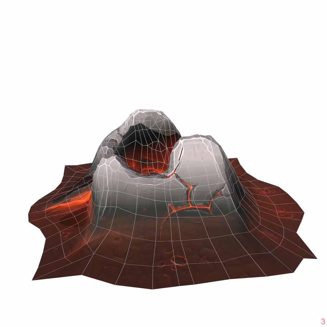 Stylized Mountain 3D Model - TurboSquid 1545184
