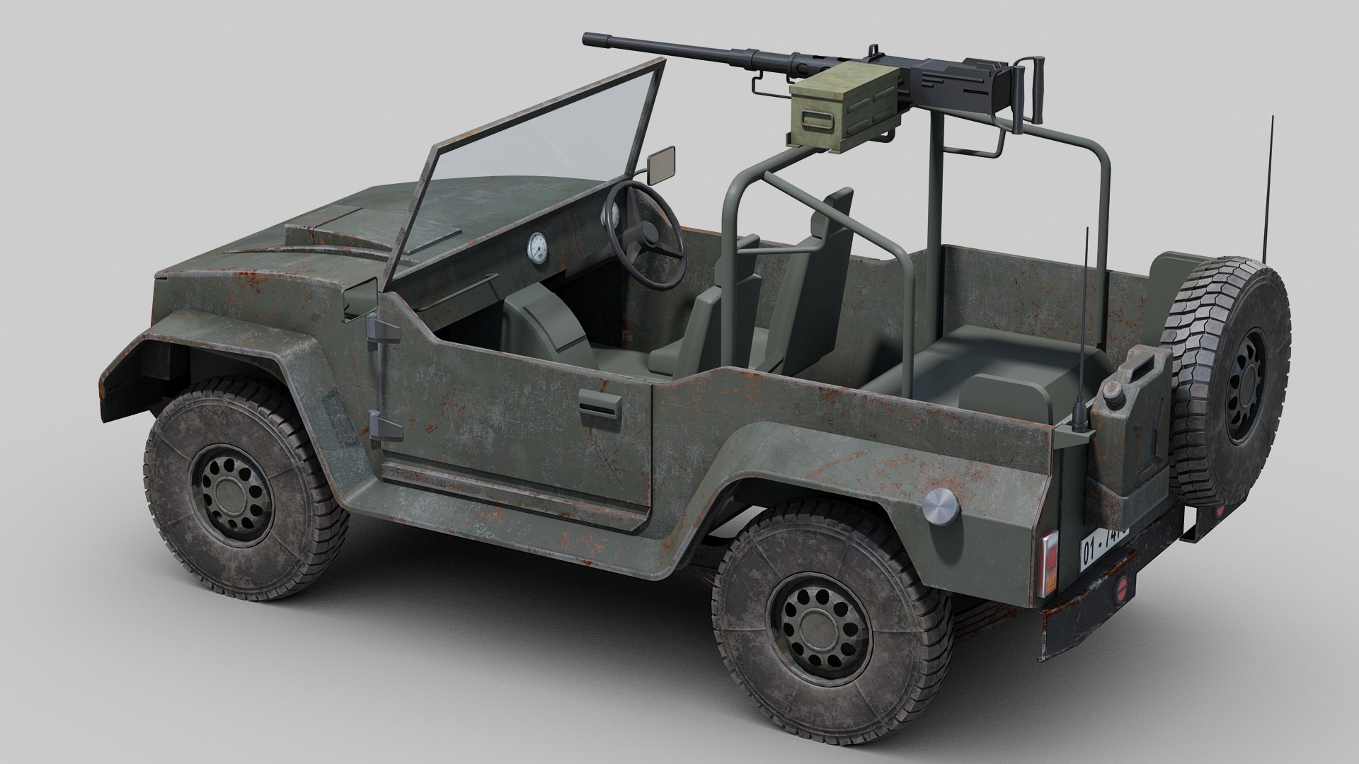 Modern Military Jeep 3D Model - TurboSquid 1694565