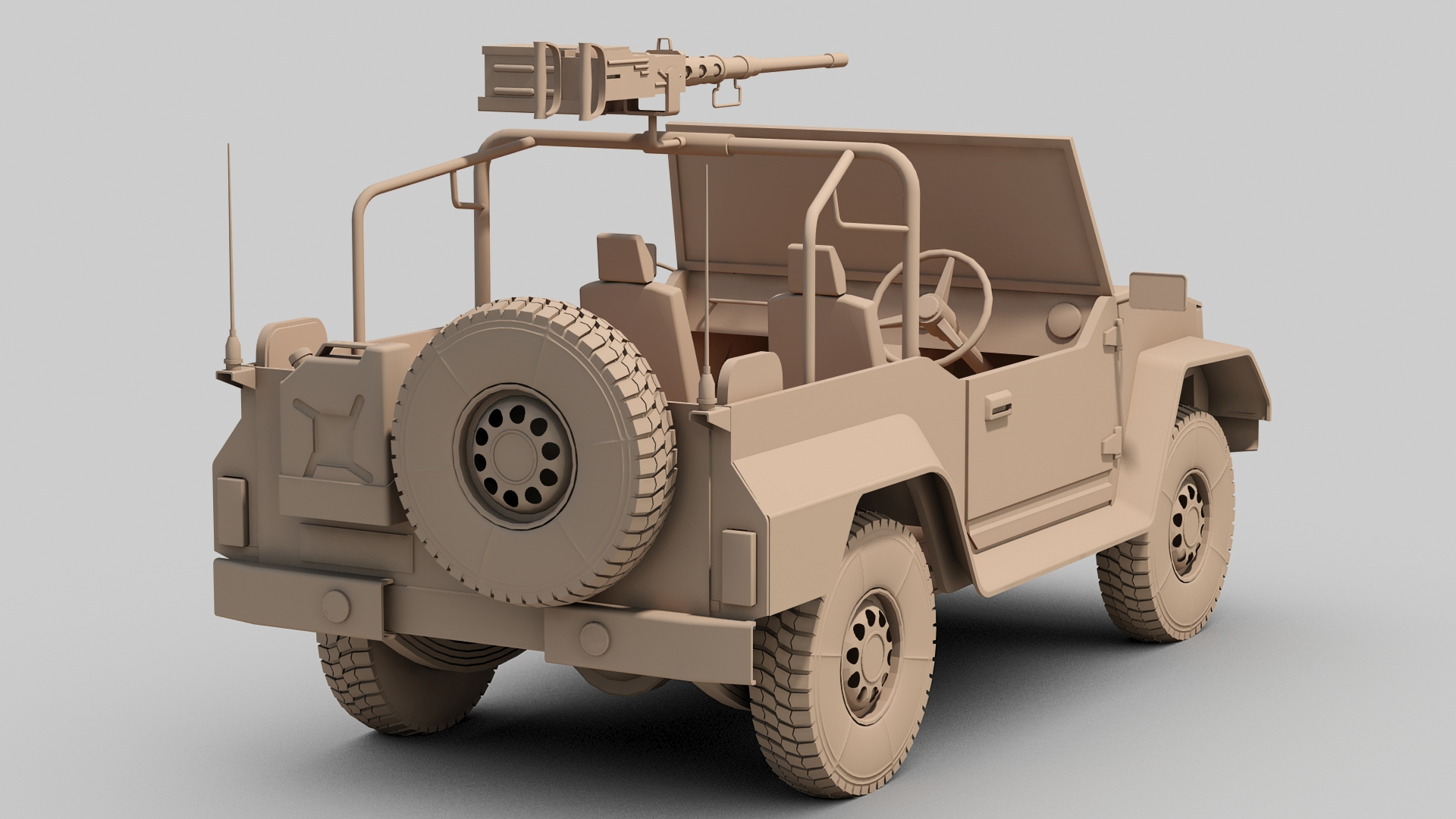 Modern military jeep 3D model - TurboSquid 1694565