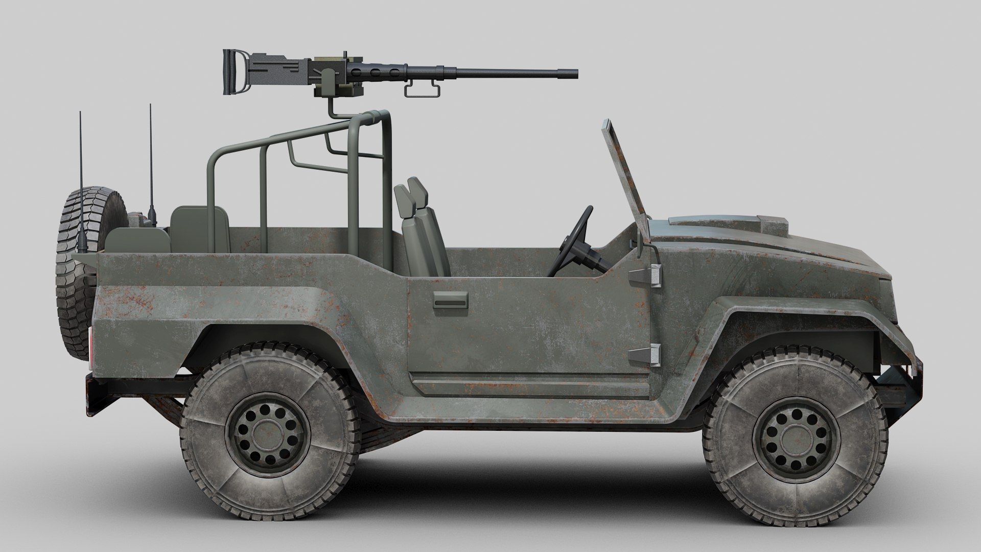 Modern Military Jeep 3D Model - TurboSquid 1694565