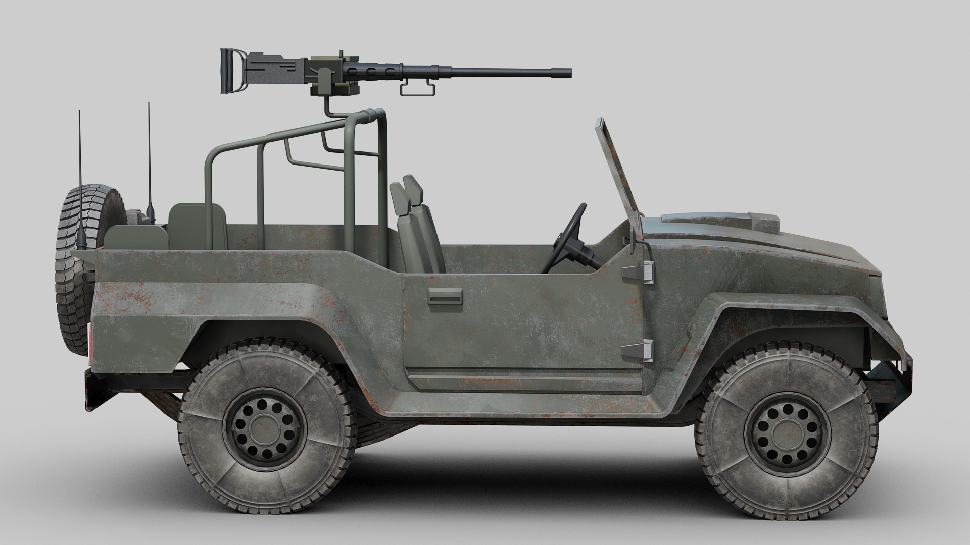 Modern military jeep 3D model - TurboSquid 1694565
