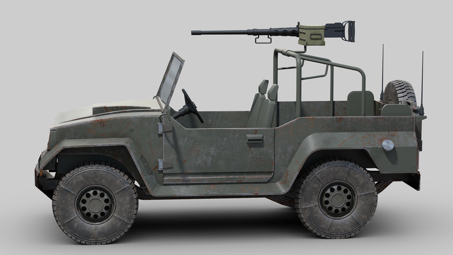 Modern military jeep 3D model - TurboSquid 1694565