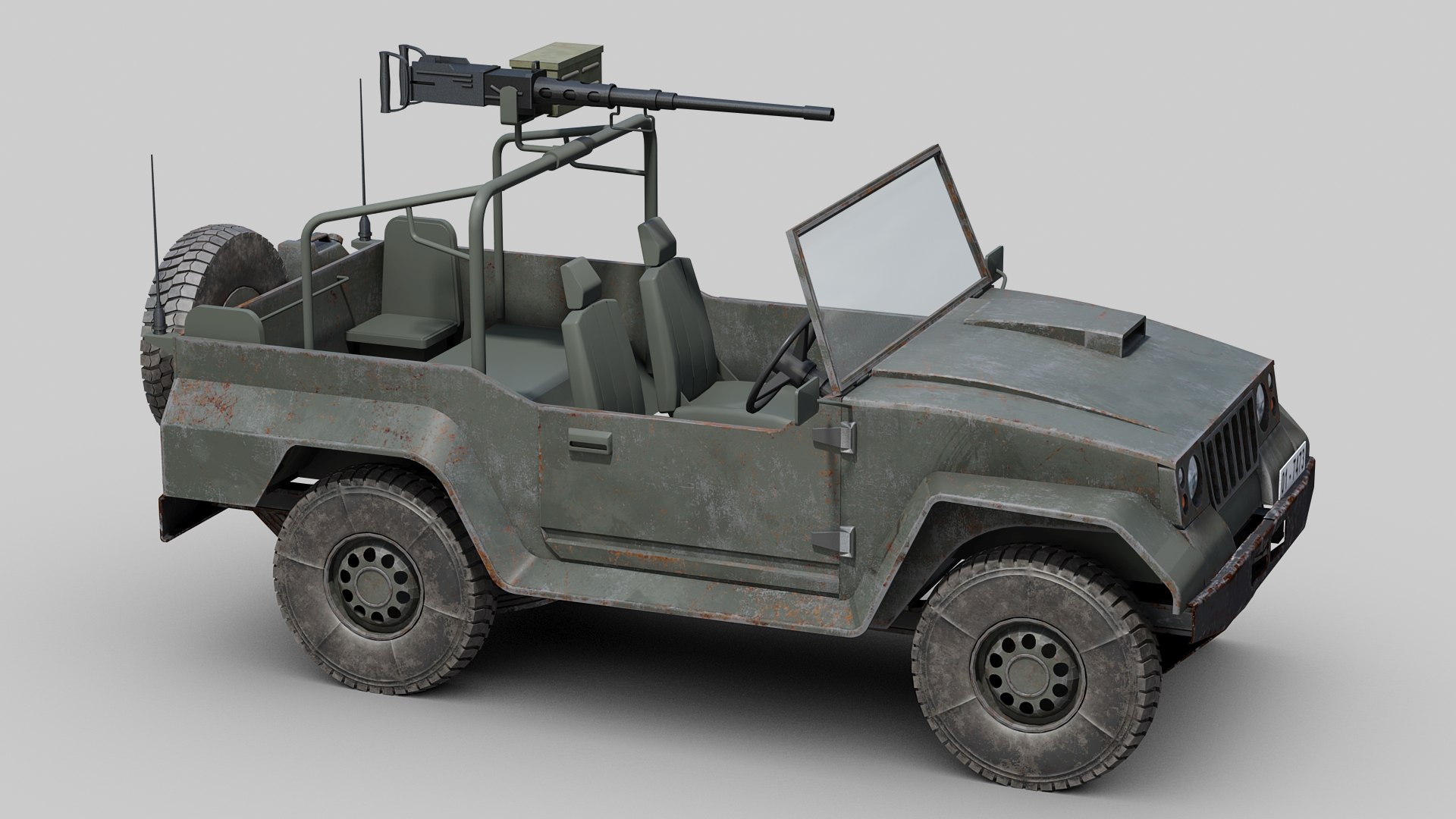 Modern Military Jeep 3D Model - TurboSquid 1694565