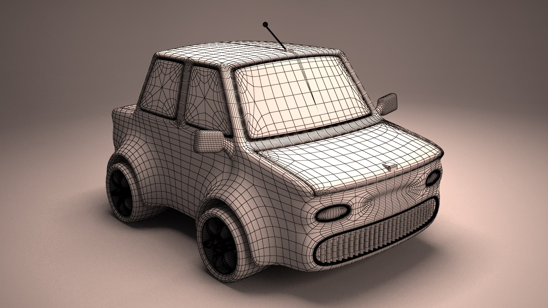 Cartoon Car 3D Model - TurboSquid 2170847