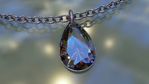 3D model necklace diamonds - TurboSquid 1657286
