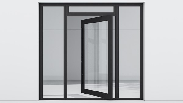 modelo 3d Aluminium door 60 - TurboSquid 2016459