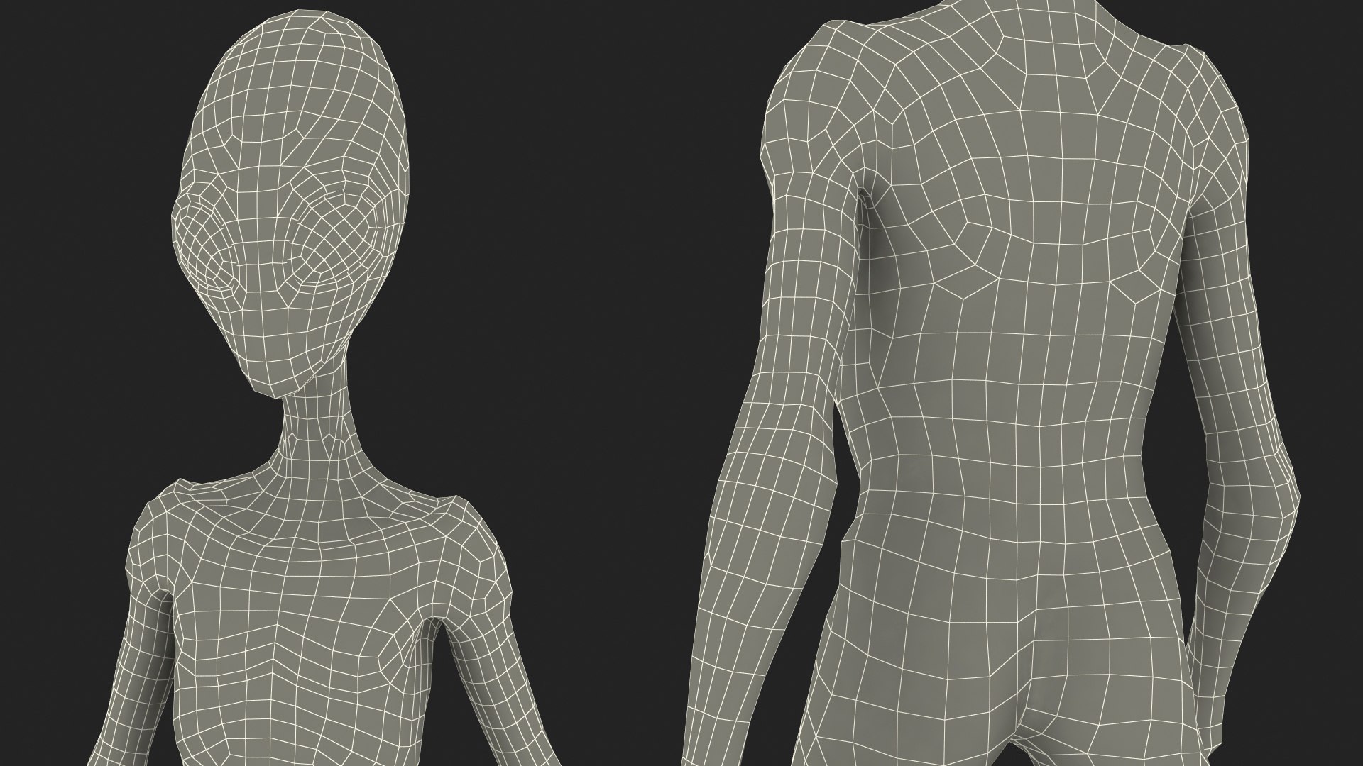 Humanoid Alien Walking Pose 3D Model - TurboSquid 1657684