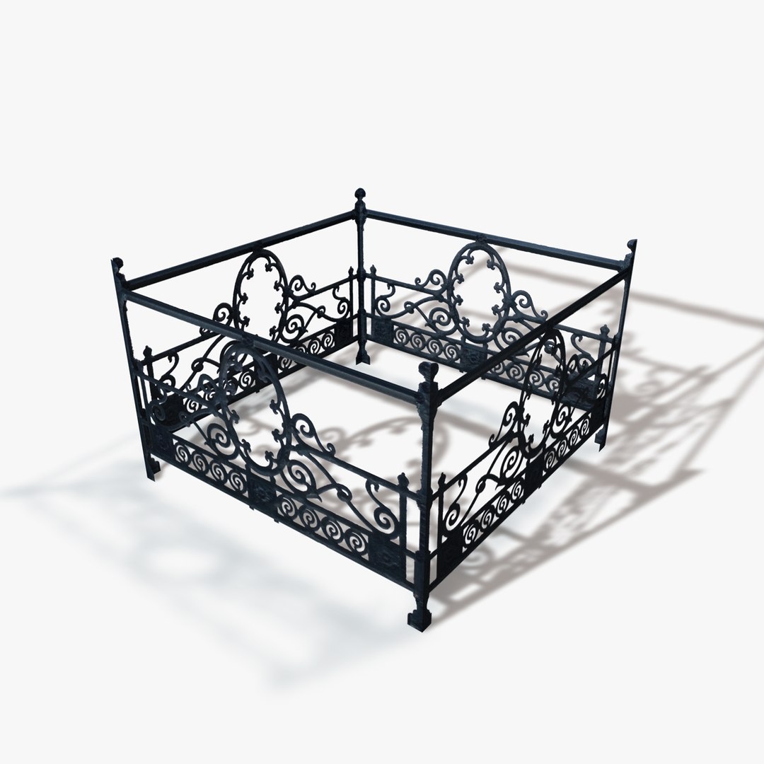 Seamless Railing 3d Model