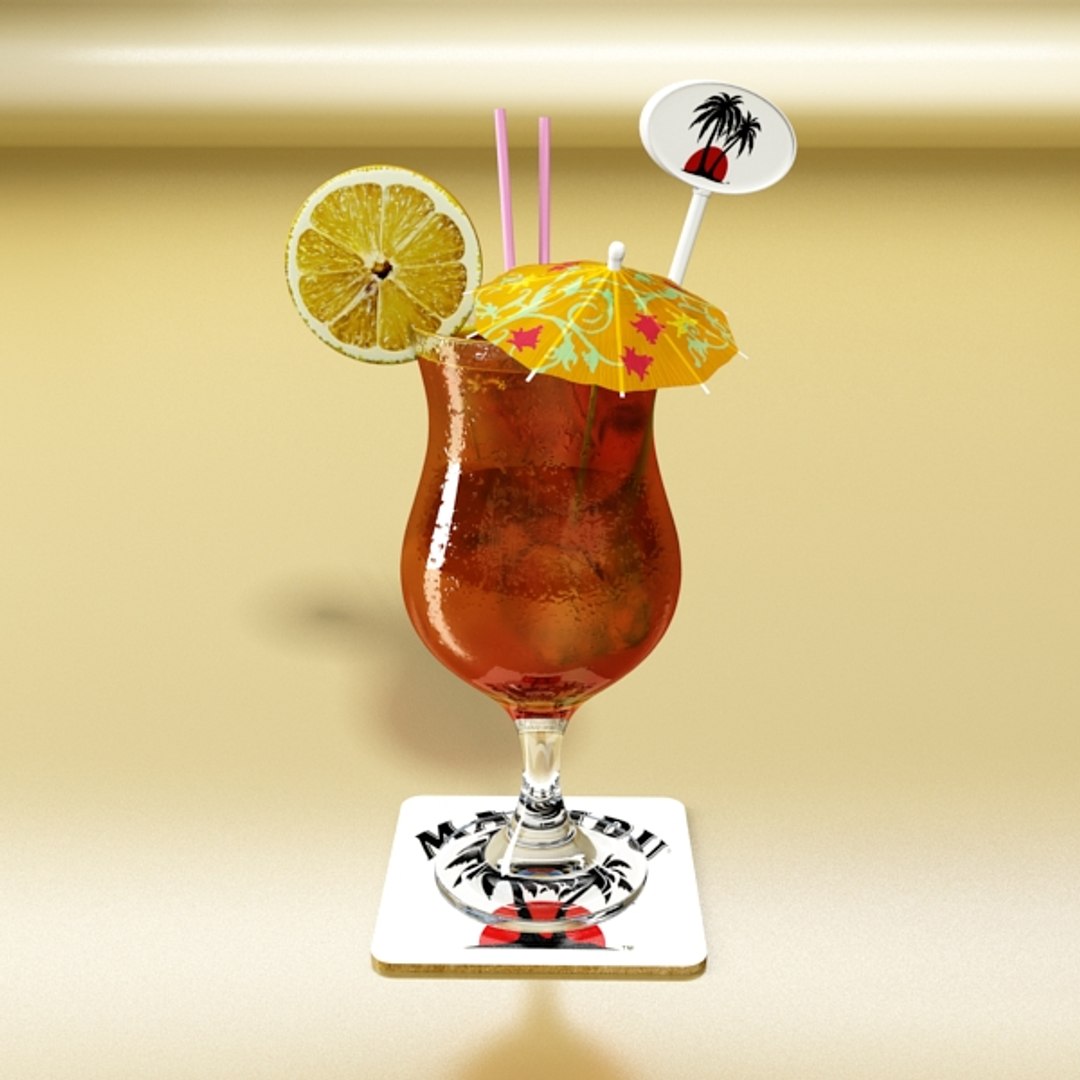 Malibu Cocktail 3d Max