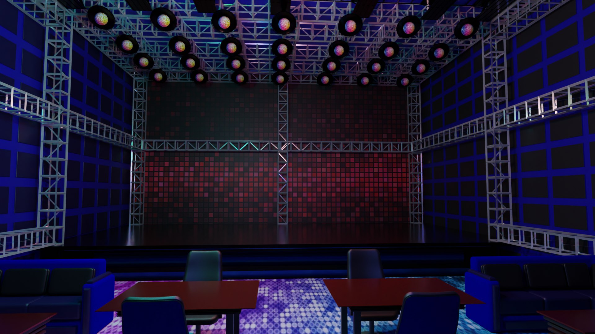 Nightclub Disco interior 3D model - TurboSquid 2161382