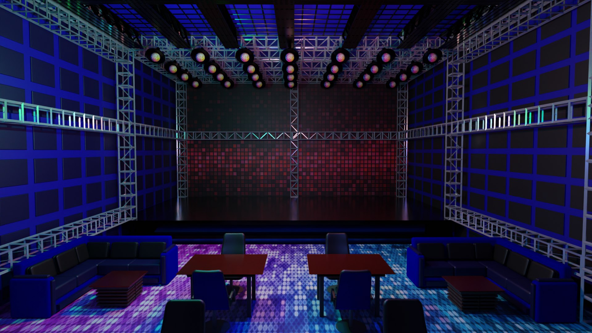 Nightclub Disco interior 3D model - TurboSquid 2161382
