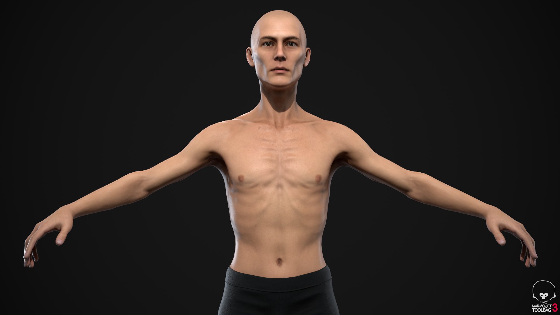3D Skinny Man model - TurboSquid 1752276