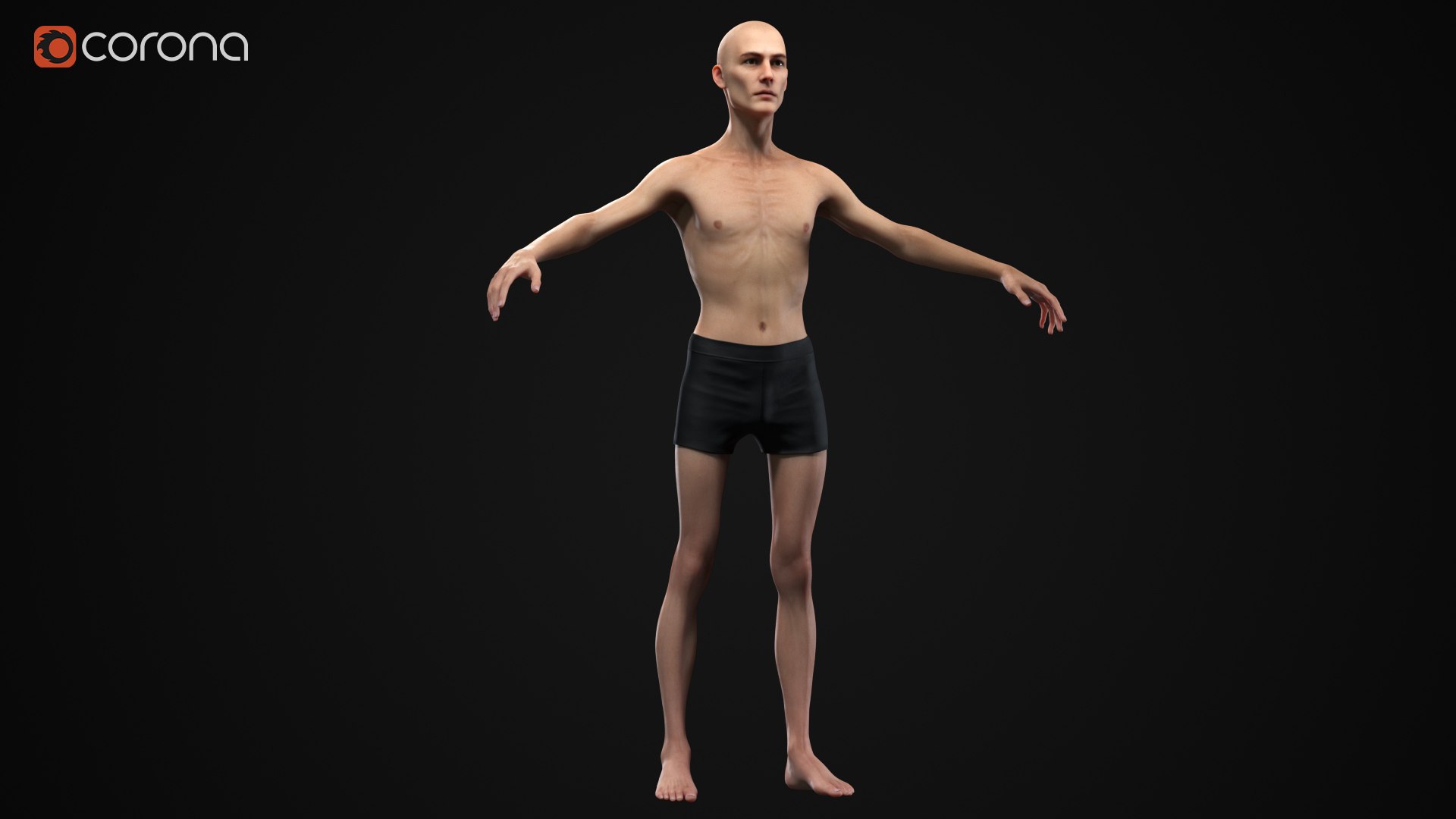 3D Skinny Man Model - TurboSquid 1752276