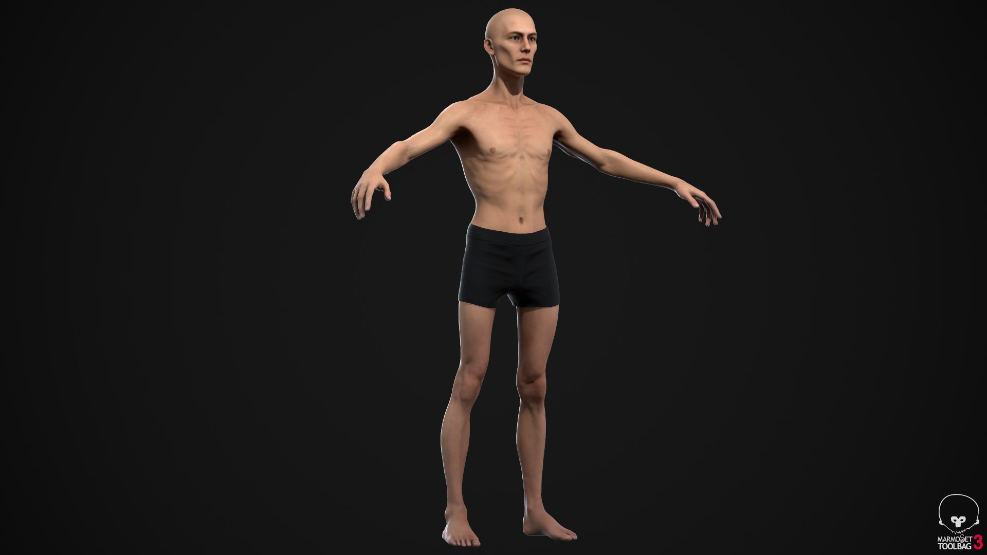 3D Skinny Man Model - TurboSquid 1752276