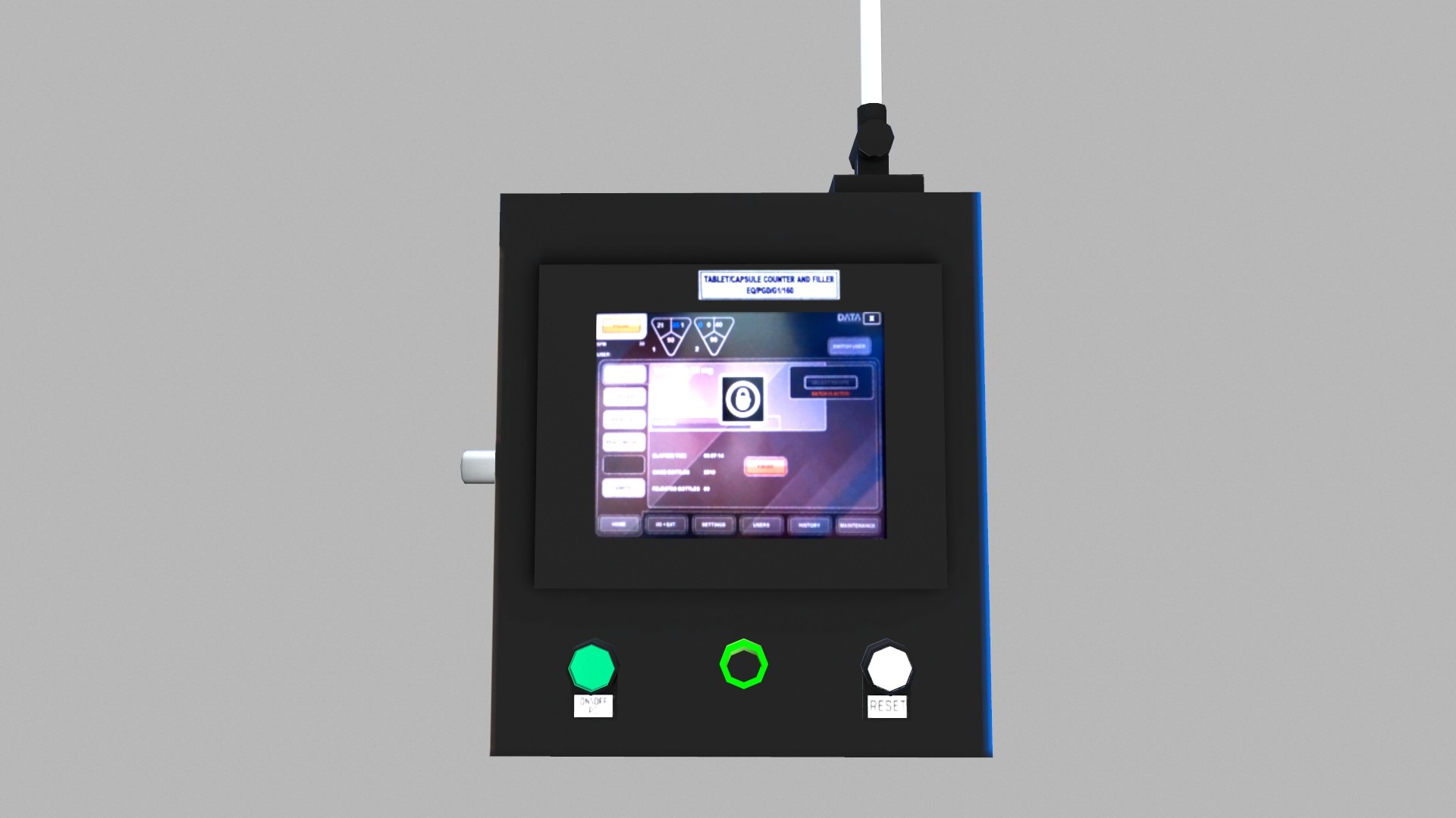 HMI Panel 3D Model - TurboSquid 2331236