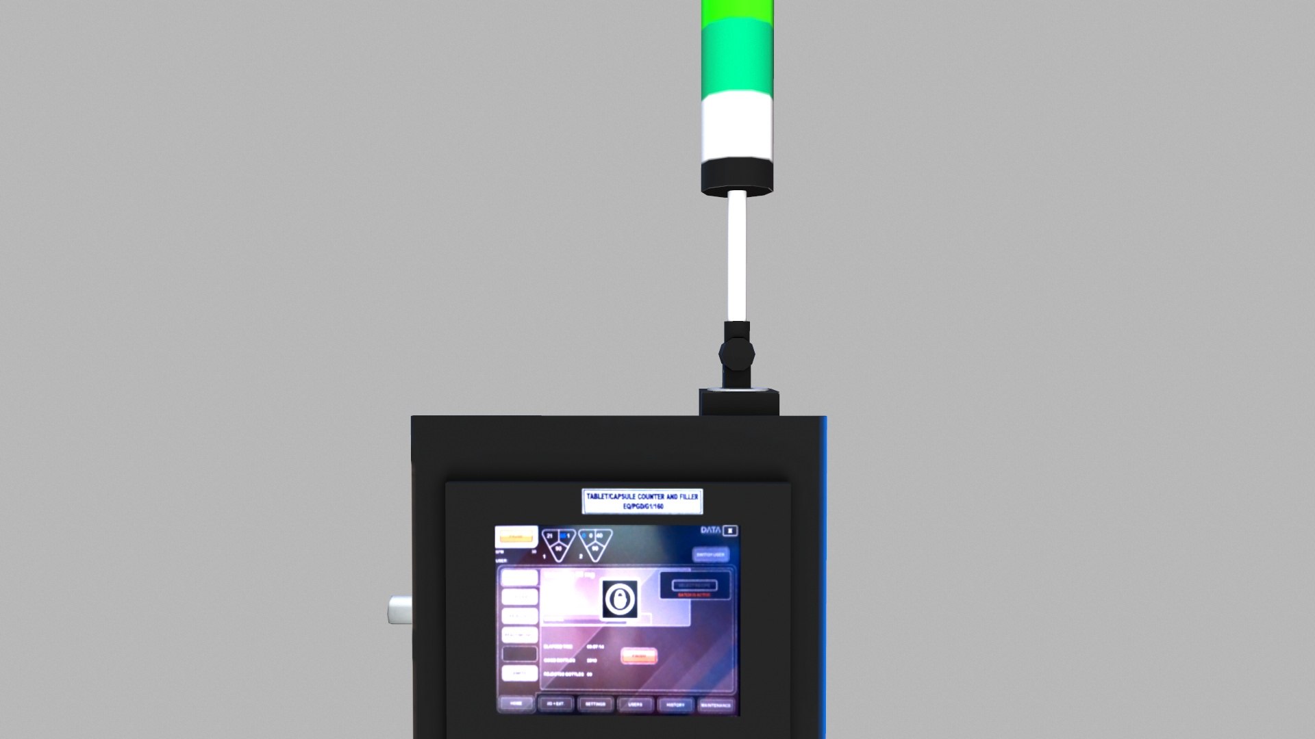 HMI Panel 3D Model - TurboSquid 2331236