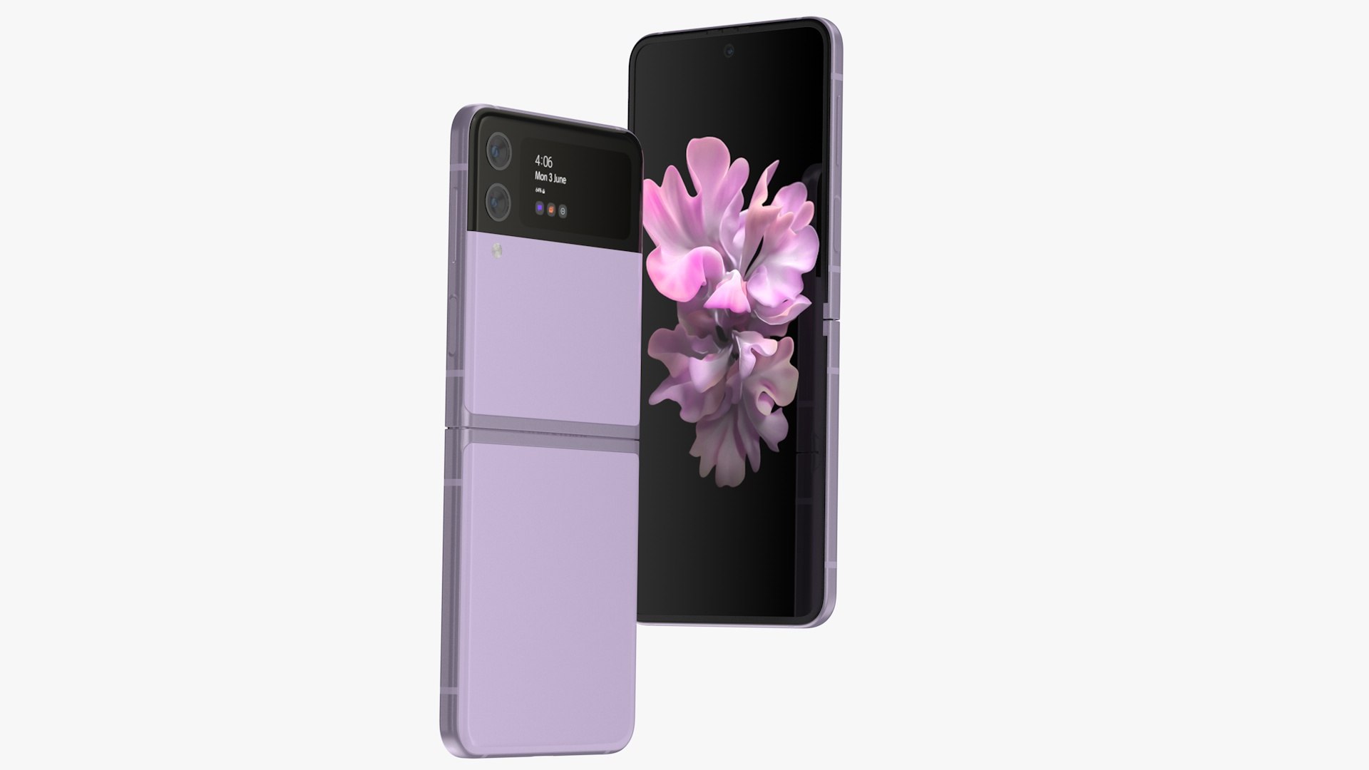 Samsung Galaxy Z Flip 3 Lavender 3D - TurboSquid 1772888