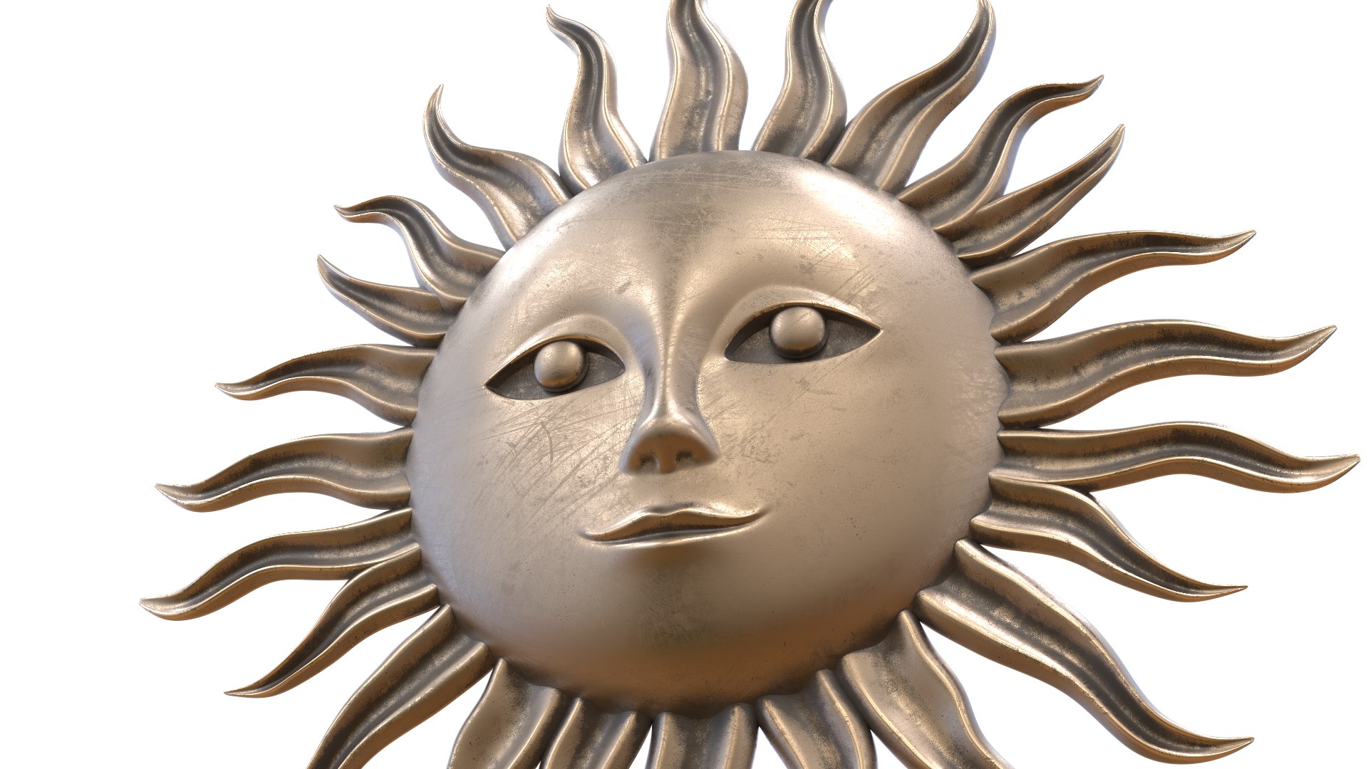 Sun Face Model - TurboSquid 2235488