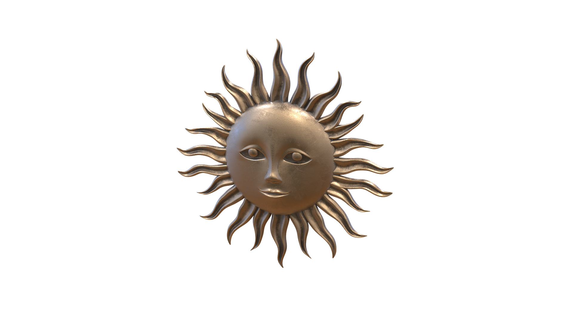 Sun Face Model - TurboSquid 2235488