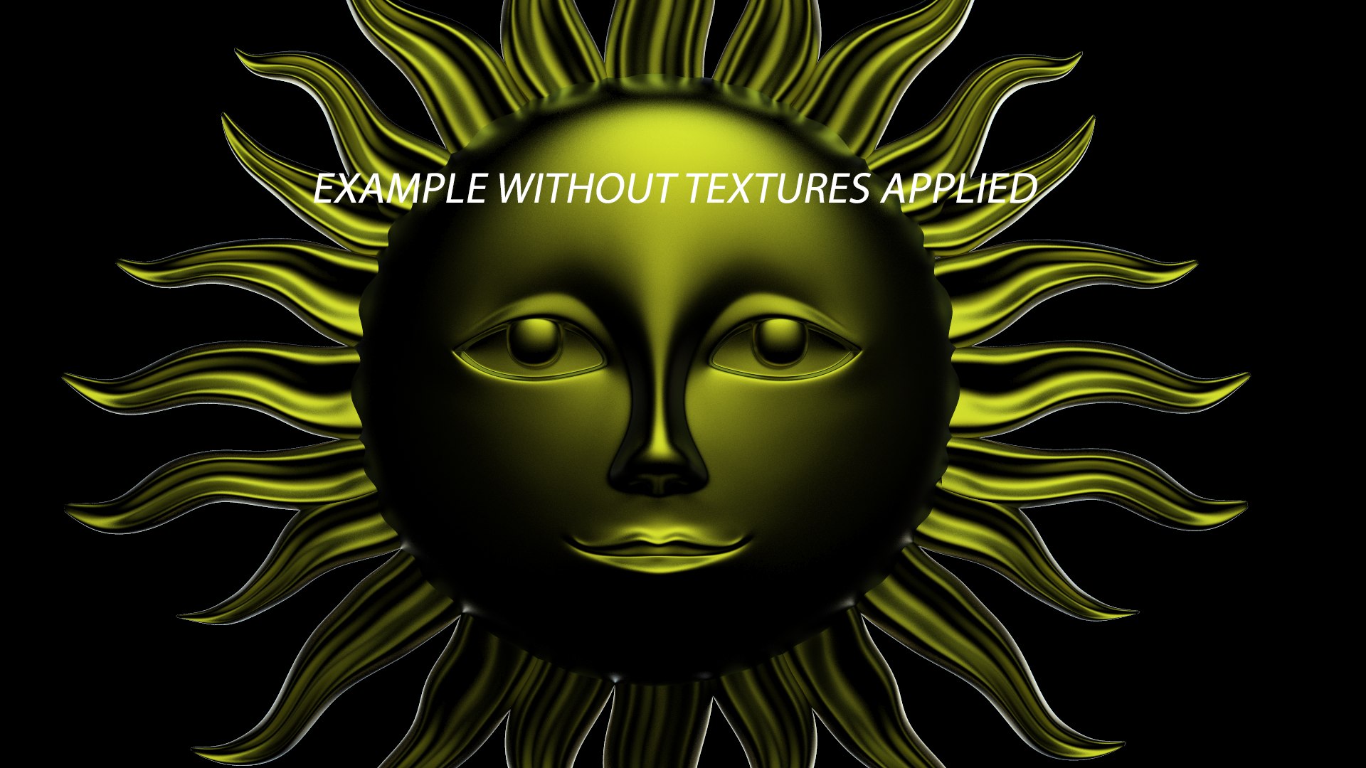 Sun Face Model - TurboSquid 2235488