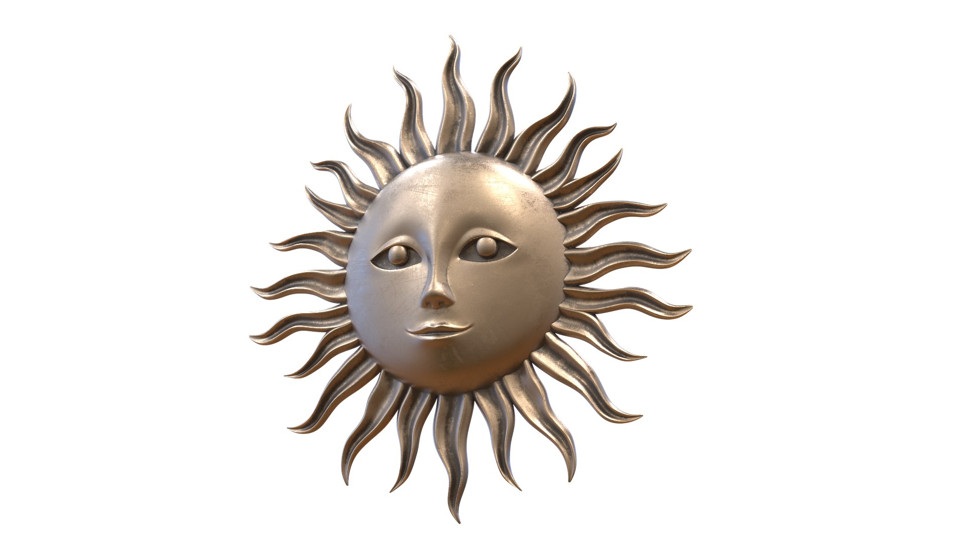 Sun Face Model - TurboSquid 2235488