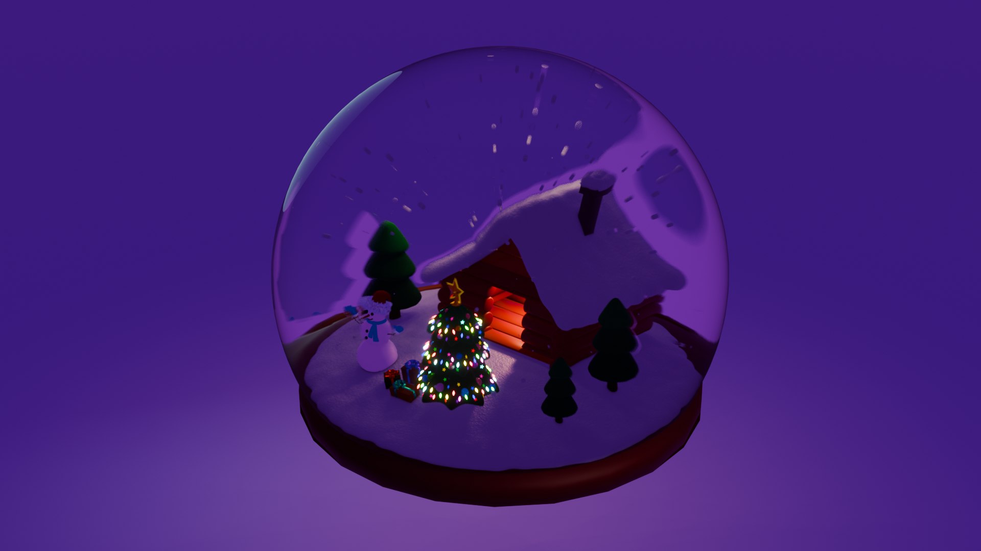 Free Animated Snow Globe 3D Model - TurboSquid 2178464