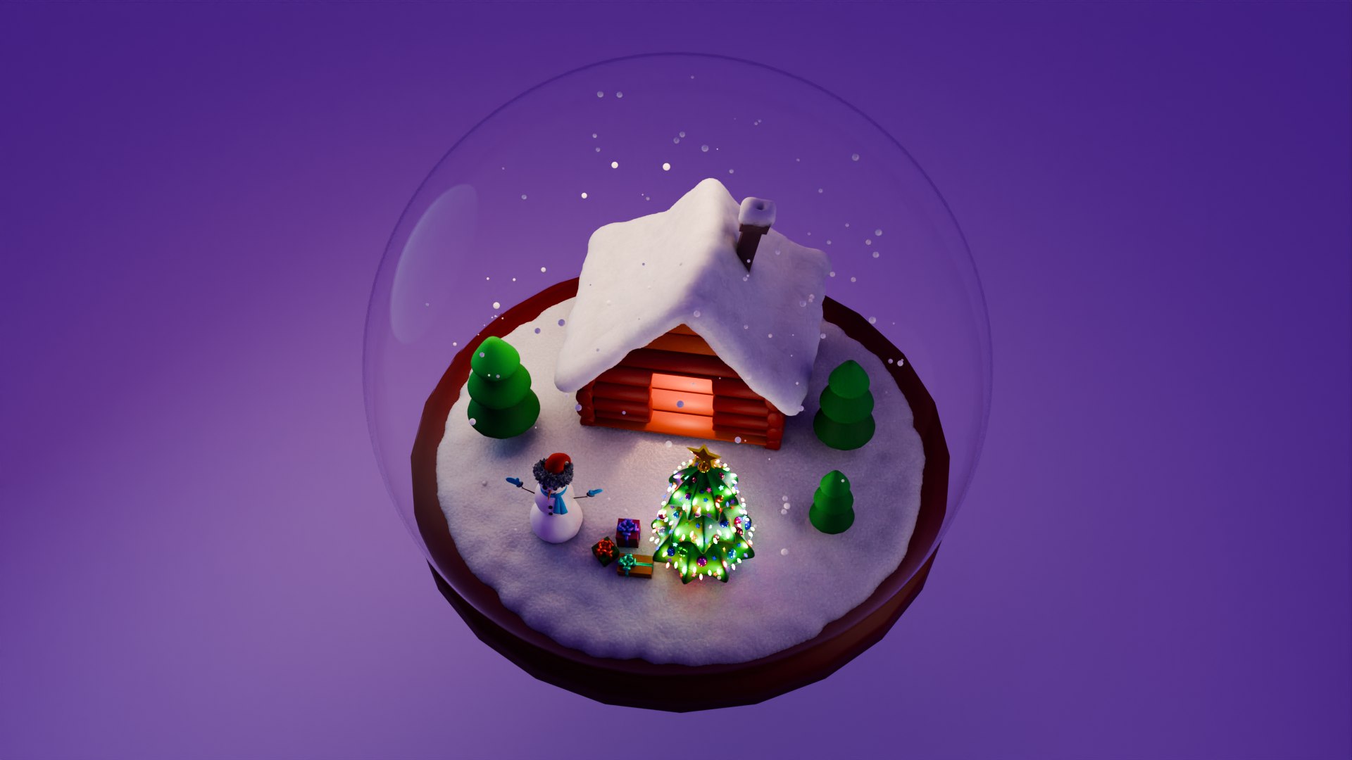 Free Animated Snow Globe 3D Model - TurboSquid 2178464