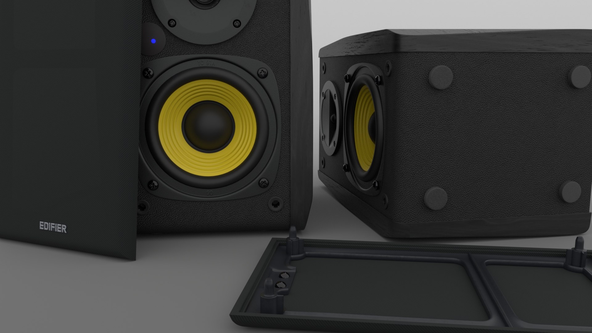 3D Model Edifier Bookshelf Speakers R1010BT - TurboSquid 2110212