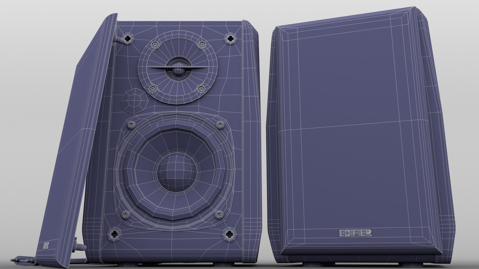 3D model Edifier Bookshelf Speakers R1010BT - TurboSquid 2110212