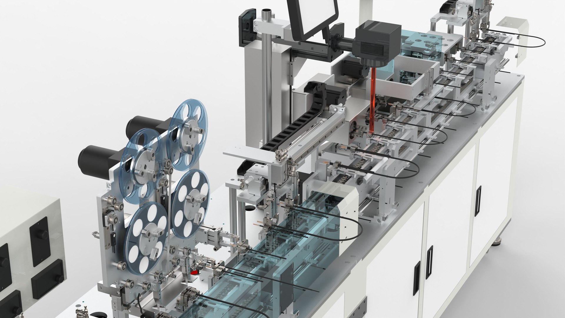 3D Automatic Front-End Processing Line Production Model - TurboSquid ...